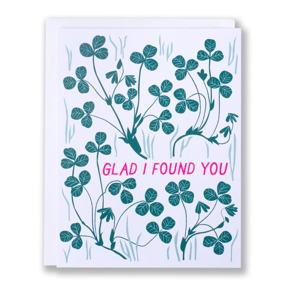 Glad I Found You Note Card - Living Fresh Home Goods + Flower Shop